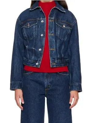 AGOLDE Non-elastic Denim Jacket - Blue