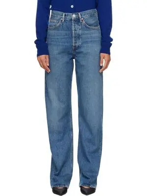 AGOLDE High Waisted Wide Leg Jeans