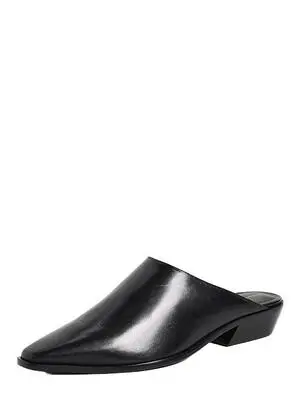 REFORMATION Dominique Mules - Black Leather
