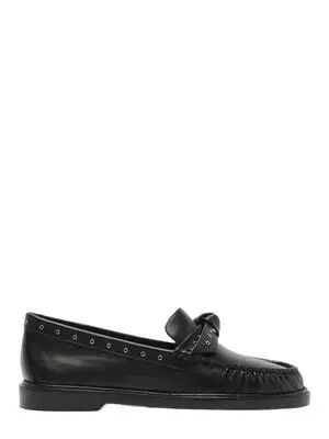 ALEXANDRE BIRMAN Clarita Loafer Mini Eyelet - Black