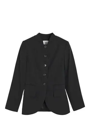 BY MALENE BIRGER Claye Linen-blend Blazer - Black