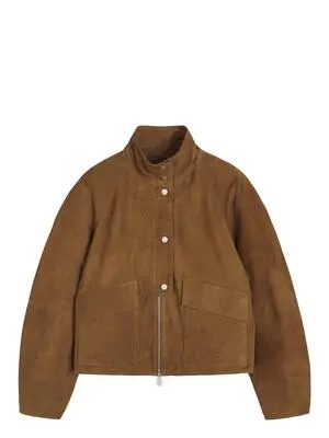 BY MALENE BIRGER Suzanne Leather Jacket - Brown