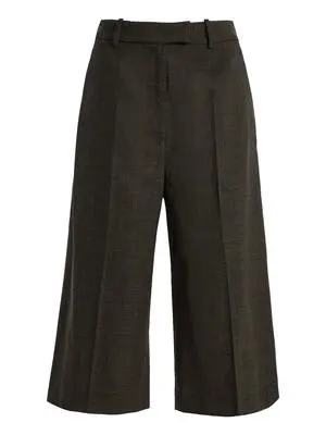 THE FRANKIE SHOP Brickell Wool Bermuda Shorts - Green