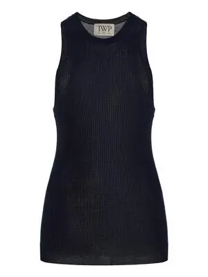 TWP Port Tank Top - Navy