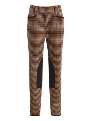 Cara Cara Turin Stretch Pants - Plaid