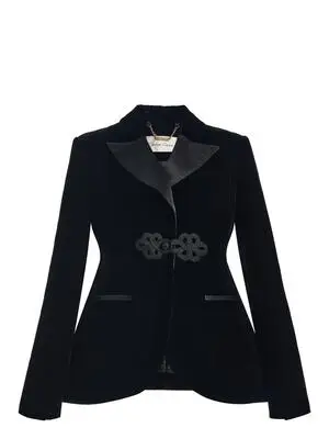 Cara Cara Bradford Lux Velvet Blazer - Black