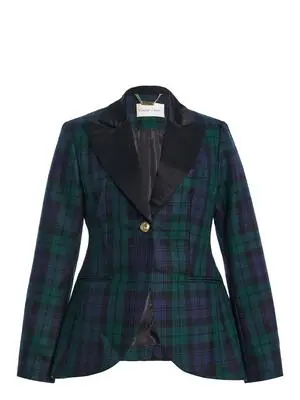 Cara Cara Bradford Virgin Wool Blazer - Plaid