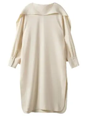 THE GARMENT Crepe Work Shirt Dress - Ivory