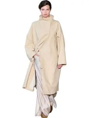 THE GARMENT Chester Cotton Cape Jacket - Tan