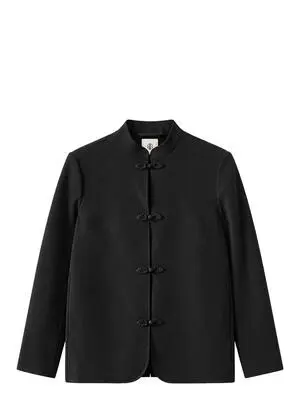 THE GARMENT Crepe Button Jacket - Black