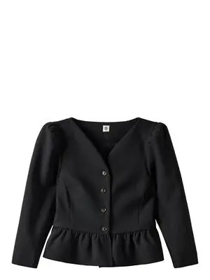 THE GARMENT Lexi Peplum Blazer - Black