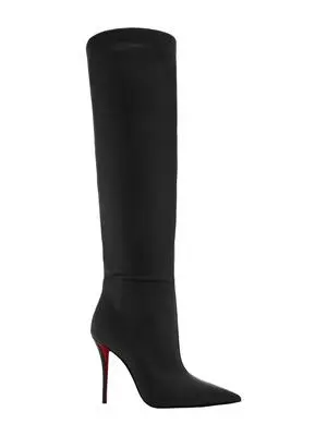 CHRISTIAN LOUBOUTIN Zependris 100mm Leather Boots - Black