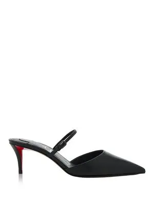 CHRISTIAN LOUBOUTIN Milena 60mm Leather Mules - Black