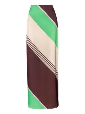 BAOBAB Renata Satin Maxi Skirt - Multi