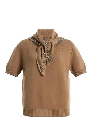 Prada Cashmere Top - Brown