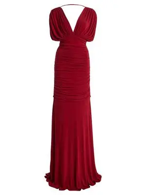 Simkhai Norvelle Jersey Gown - Red