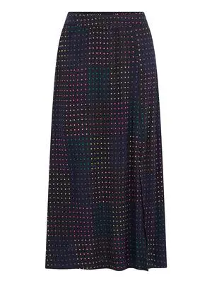 SUGARHILL BRIGHTON Rosalind Midi Skirt Black Dots