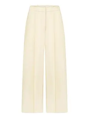 DI STAVNITSER Nera Wool-blend Pants - Ivory