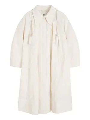 BY MALENE BIRGER Klara Cotton-blend Trench - Ivory