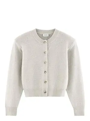 Arakii Nea Knitted Wool Cardigan - Neutral