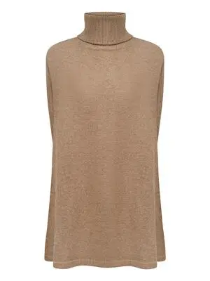 DI STAVNITSER Lora Cashmere-wool Top - Neutral