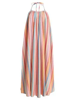 MARRAKSHI LIFE Striped Cotton Maxi Dress - Multi