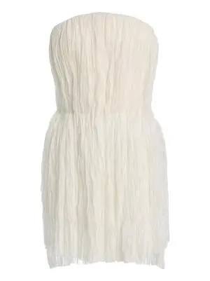 Adam Lippes Isla Delphos Crepon Top Ivory