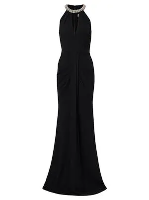 Rebecca Vallance Noemie Embellished Gown - Black