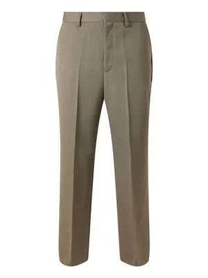 SECOND / LAYER Zooty Straight-leg Wool-twill Suit Trousers - Brown