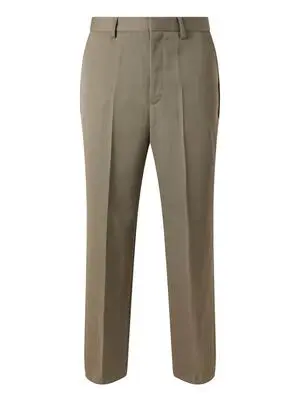 SECOND / LAYER Zooty Straight-leg Wool-twill Suit Trousers - Brown