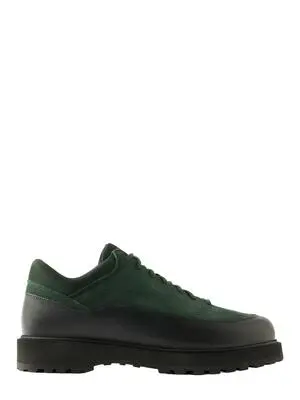 Diemme Cornaro Gala Leather-trimmed Suede Hiking Boots - Green