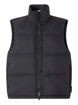 Stone Island Matt Quilted Ripstop Down Gilet - Black
