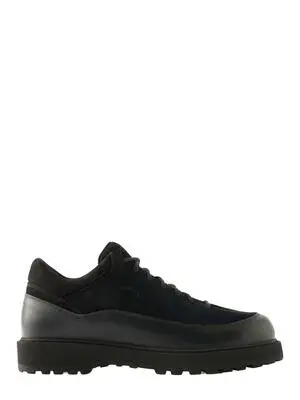 Diemme Cornaro Gala Leather-trimmed Suede Hiking Boots - Black