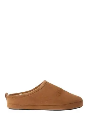 Balenciaga Alaska Suede Slippers - Brown
