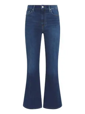 Paige Marlow Skimmer High-rise Flared Jeans Blue