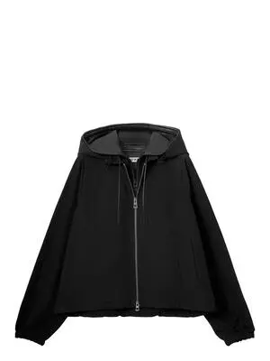 Loewe Technical-cotton Hooded Jacket - Black