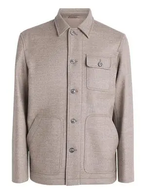 Herno Virgin Wool Jacket - Ivory