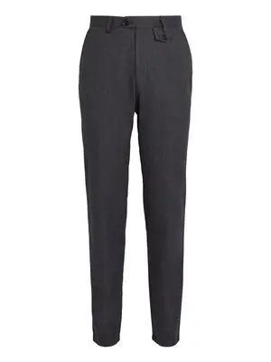 Oliver Peoples Cotton-wool Fishtail Westerman Trousers - Grey