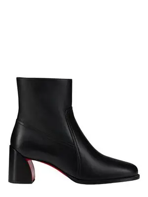 CHRISTIAN LOUBOUTIN Ira 55 Leather Boots - Black
