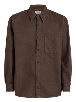 LE17SEPTEMBRE Denim Overshirt - Brown