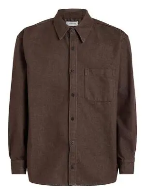 LE17SEPTEMBRE Denim Overshirt - Brown