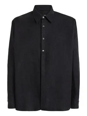 LE17SEPTEMBRE Wool Half-placket Overshirt - Grey