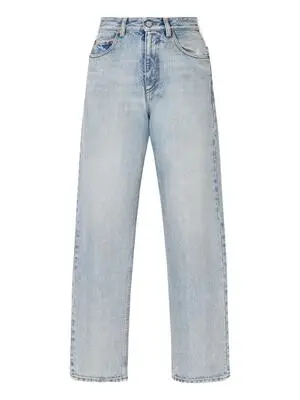 MAISON MARGIELA Mid-rise Wide-leg Jeans - Blue