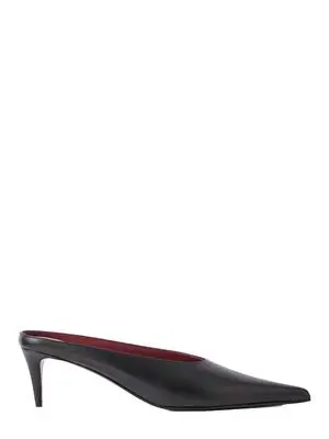 Magda Butrym Leather Mules - Black