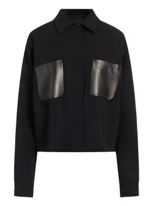 Max Mara Minimalist Longsleeve Wool Shirt - Black