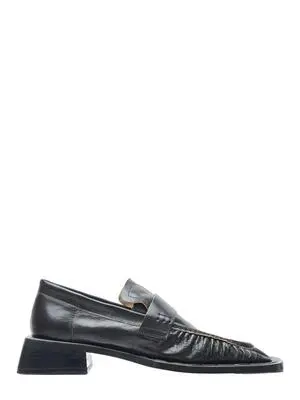 MIISTA Square Toe Business Dress Shoes - Black