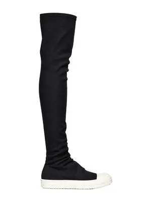 Rick Owens Sneaker "high Sock - Black