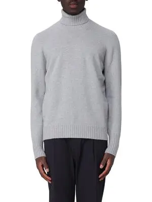 DRUMOHR Long-sleeved Turtleneck In Pure And Soft 100% Lambswool - Grey