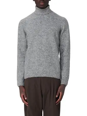 DRUMOHR Drumohr Long-Sleeved Fine Wool And Cashmere Blend Turtleneck Grey