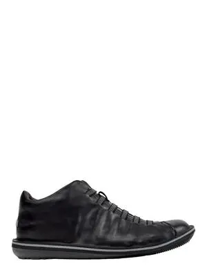 Camper Beetle Smooth Leather Ankle Boots With Xl Extralight® Sole - Black
